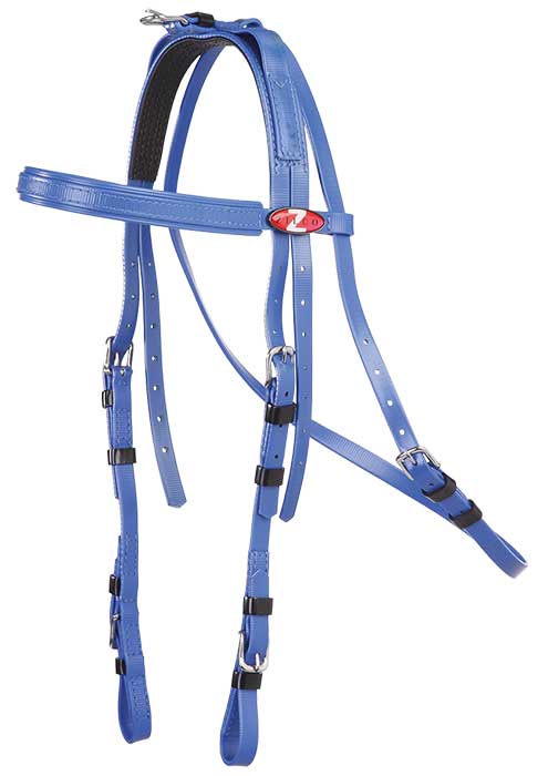 Pronto Avenue | Extended Throat Harness Bridle - Blue