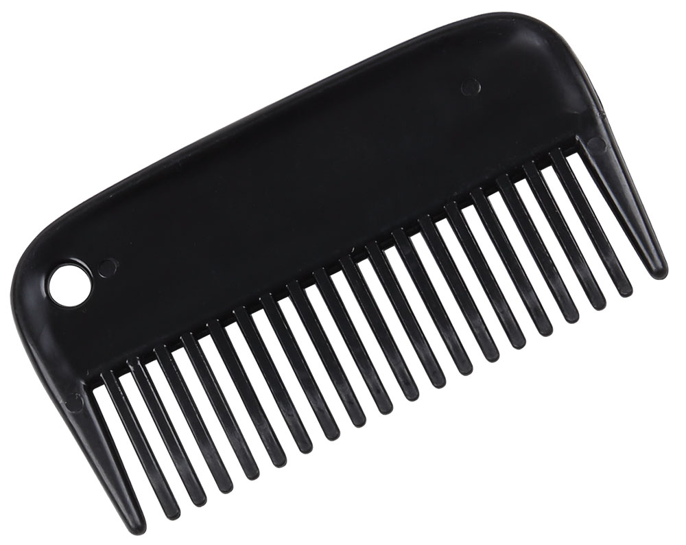 Pronto Avenue | Small Plastic Mane Comb - Black